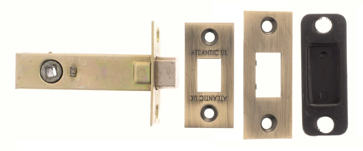 Atlantic Tubular Deadbolt 3" - Matt Antique Brass - Each – Wood Furnishings