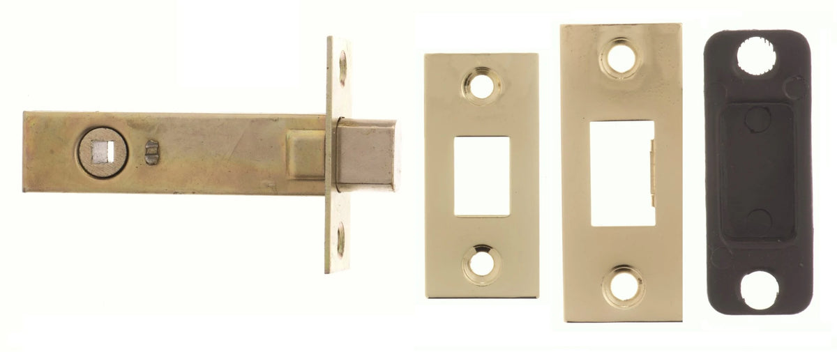 Atlantic Tubular Deadbolt 4" - Polished Brass - Each – Wood Furnishings